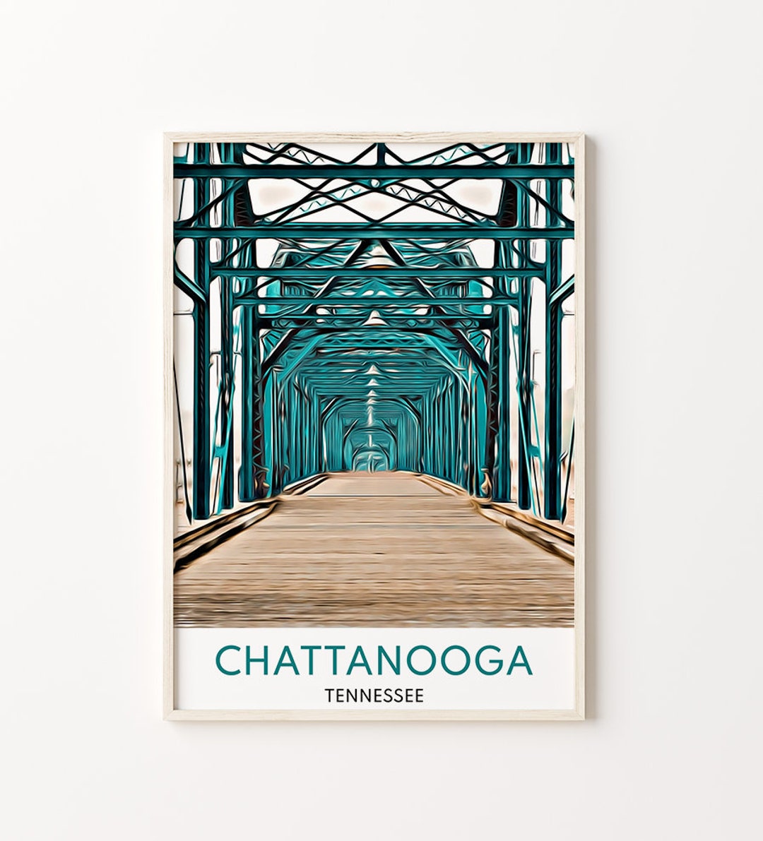 Chattanooga Print, Tennessee Print, Chattanooga Wall Art, Chattanooga ...