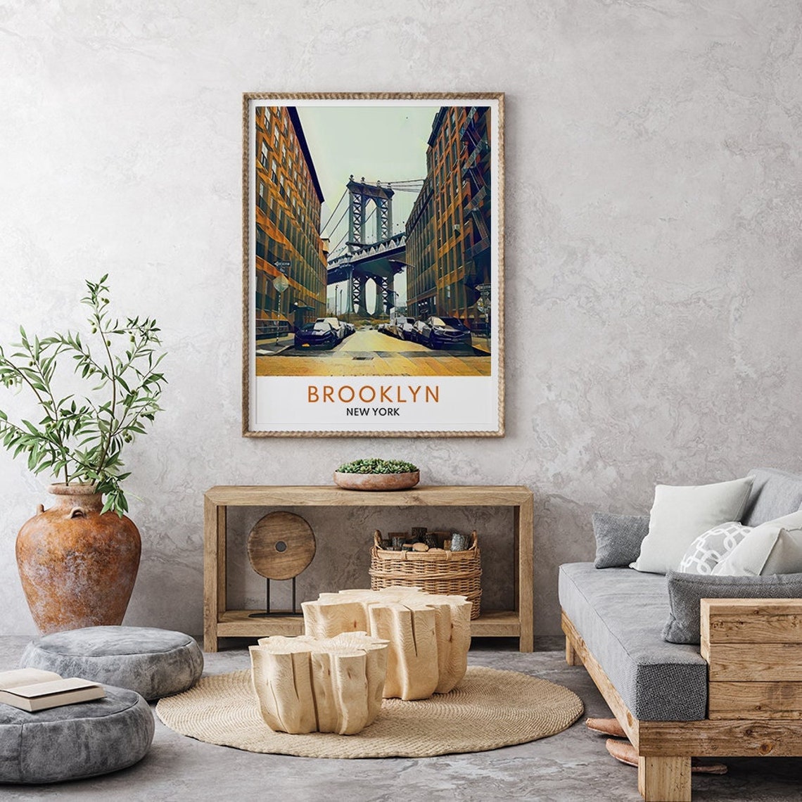 Brooklyn Wall Art Brooklyn Print Brooklyn Wall Decor - Etsy