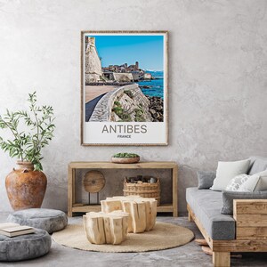 Antibes Travel Print, Antibes Wall Art, Antibes Poster, Antibes Art Print, Antibes Wall Decor ...