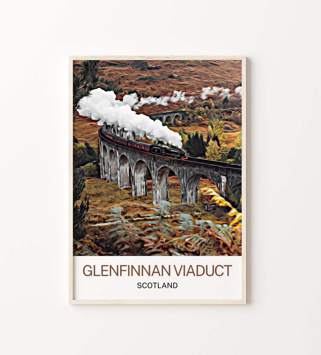 Glenfinnan Viaduct Print, Glenfinnan Viaduct Art, Glenfinnan Viaduct ...