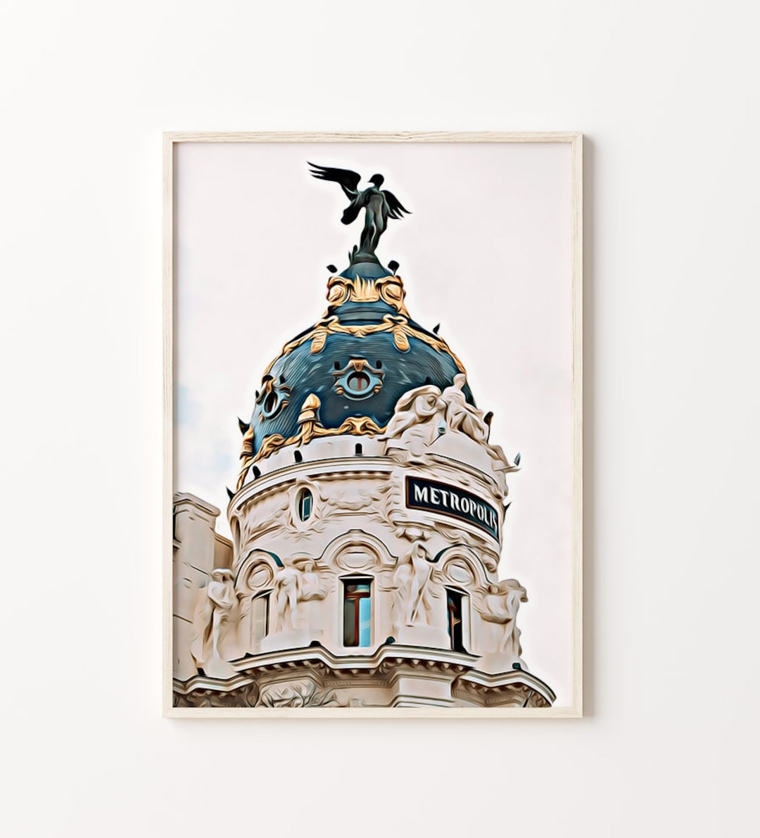 Madrid Print, Madrid Art, Madrid Wall Art, Madrid Poster, Madrid Wall ...