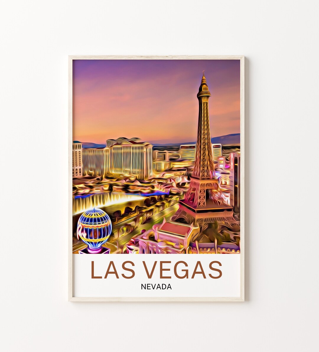 Las Vegas Travel Print, Las Vegas Wall Art, Las Vegas Art, Las Vegas ...