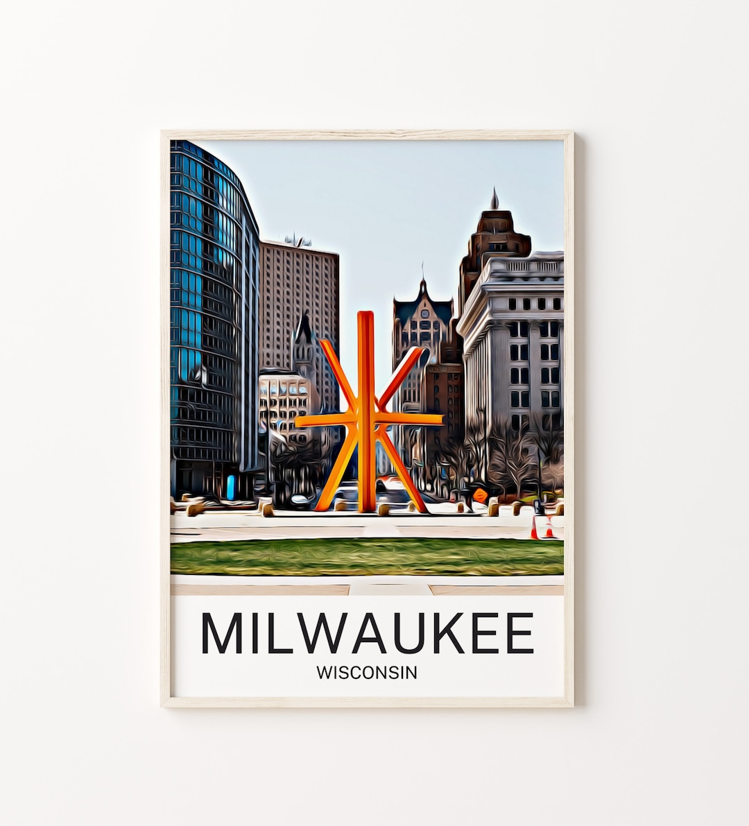 Milwaukee Print, Milwaukee Art, Milwaukee Wall Art, Milwaukee Art Print ...