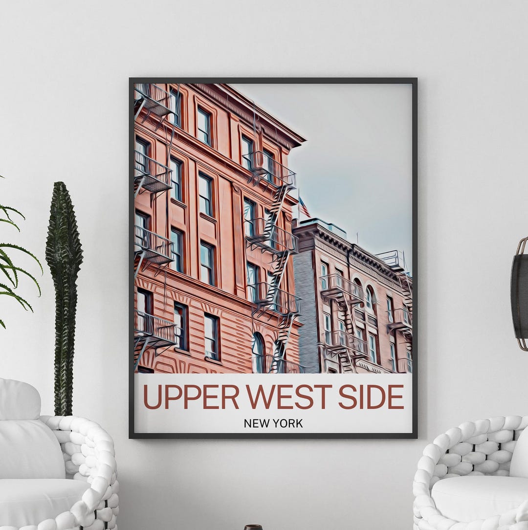 Upper West Side Travel Print, Upper West Side Wall Art, Upper West Side ...
