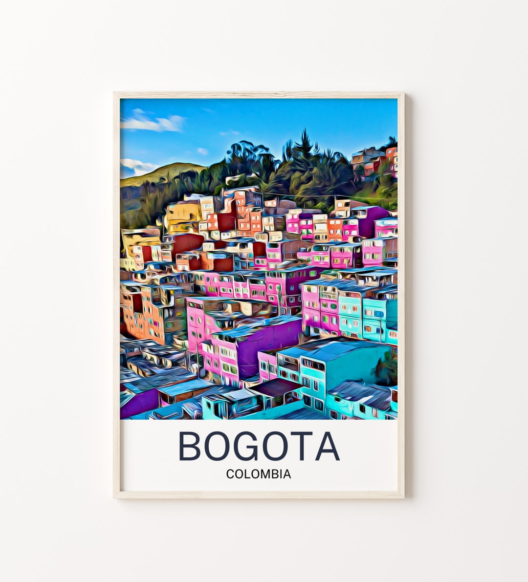 Bogota, Bogota Print, Bogota Wall Art, Bogota Poster, Bogota Wall Decor ...