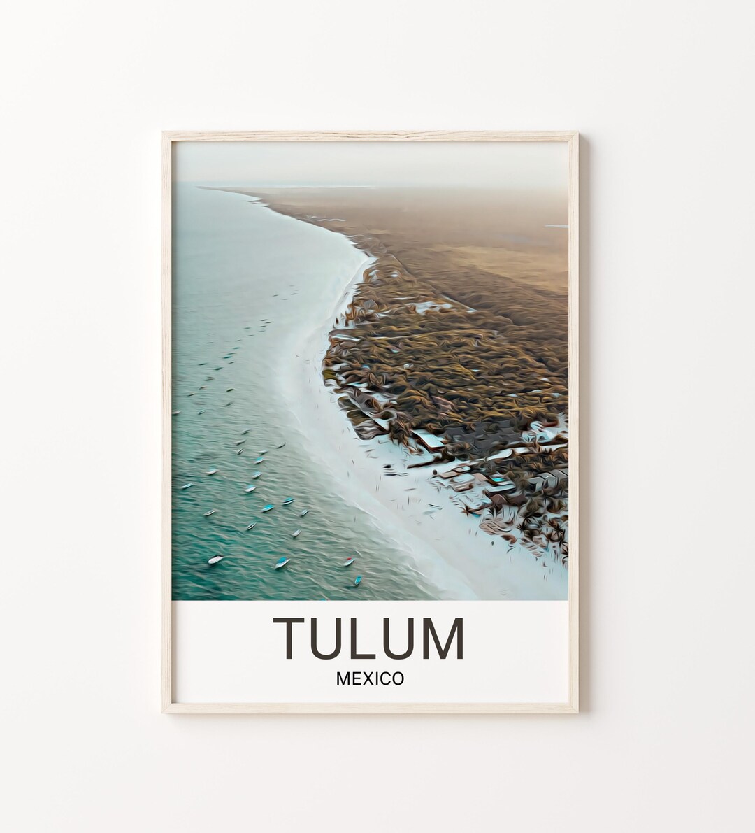 Tulum, Tulum Print, Tulum Wall Art, Tulum Poster, Tulum Painting, Tulum ...