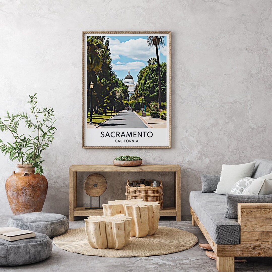 Sacramento Print, Sacramento Art, Sacramento Wall Art, Sacramento ...