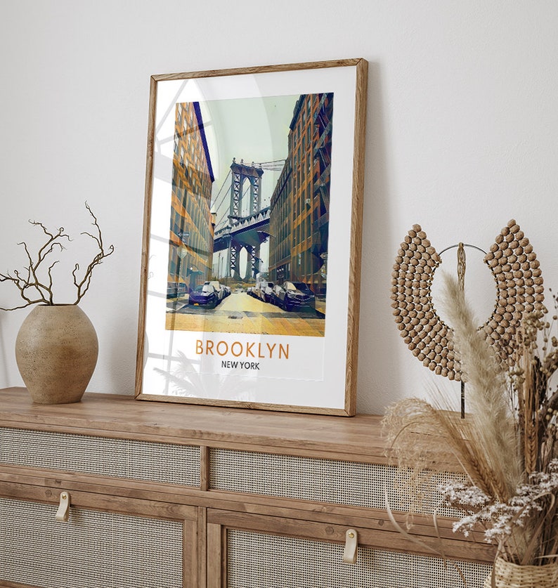 Brooklyn Wall Art Brooklyn Print Brooklyn Wall Decor - Etsy