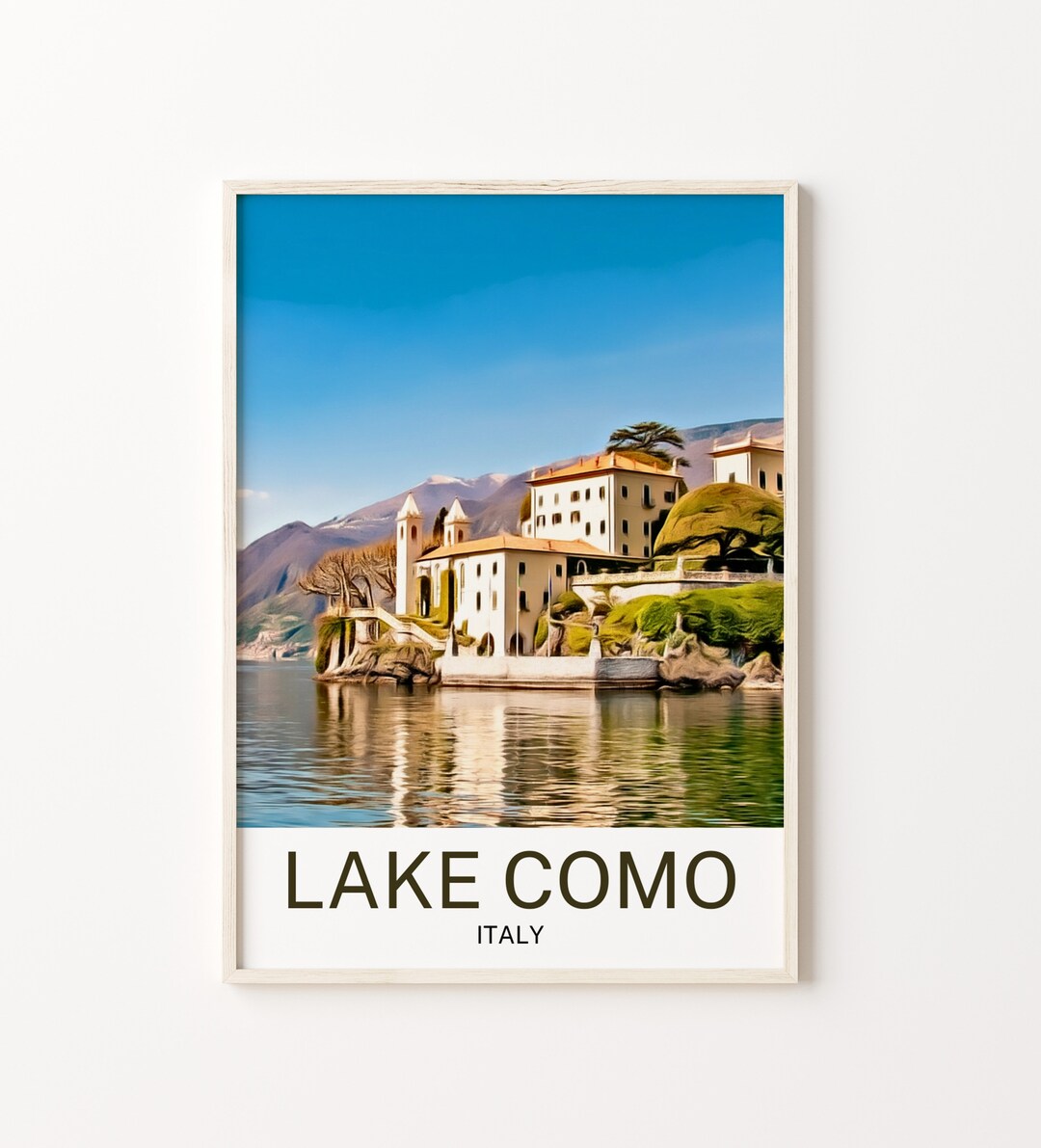 Lake Como Travel Print, Lake Como Wall Art, Lake Como Poster, Lake Como ...