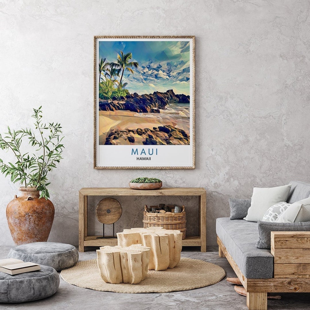 Maui, Maui Art, Maui Gift, Maui Souvenir, Maui Wall Art, Maui Print ...