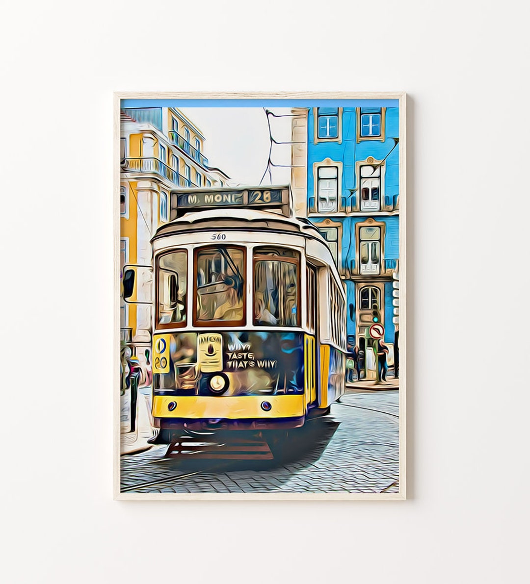 Lisbon Print Lisbon Poster Lisbon Wall Art Lisbon Art - Etsy
