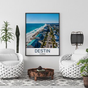Destin Print, Destin Wall Art, Destin Poster, Destin Art Print, Destin ...