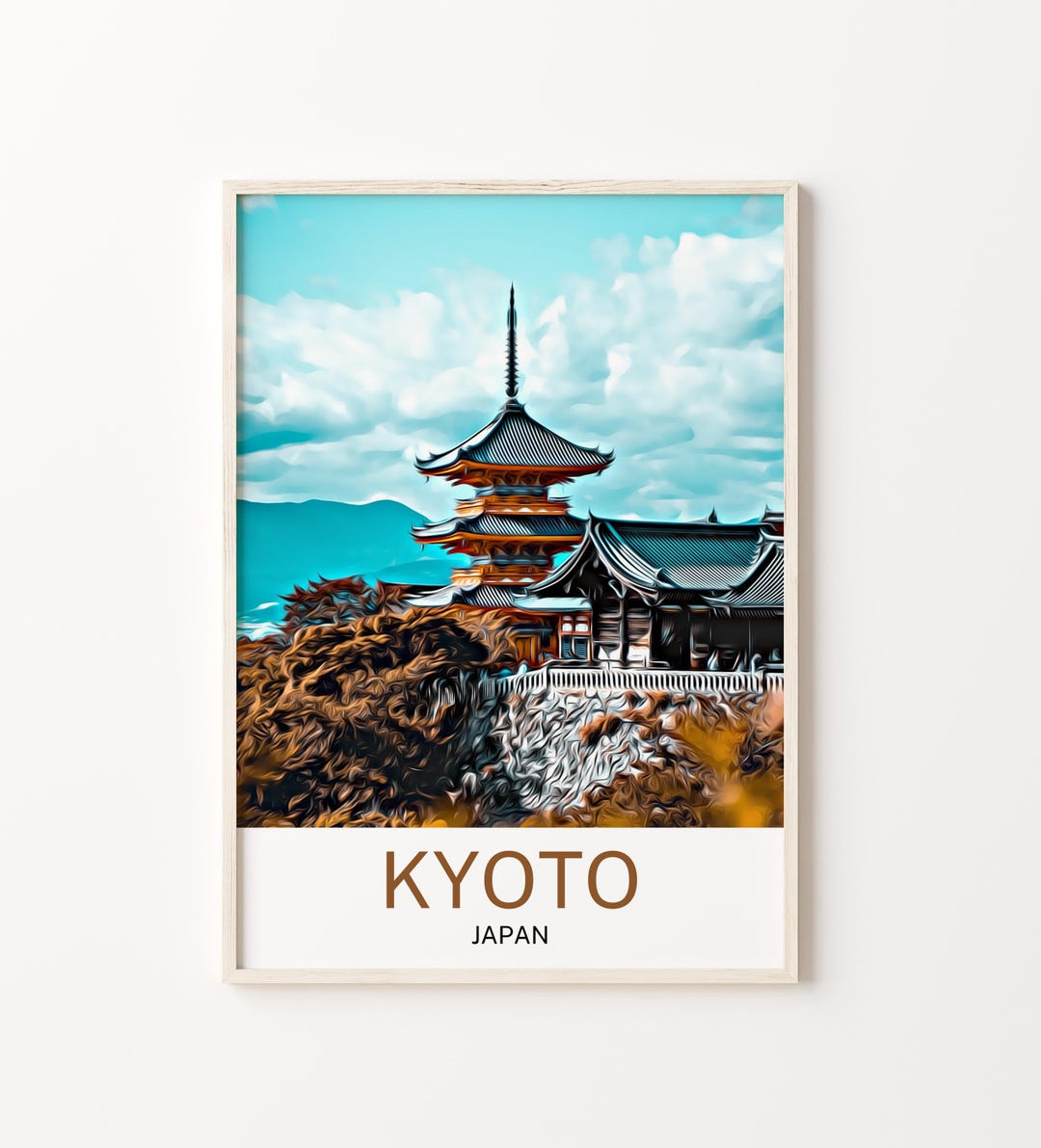 Kyoto Print, Kyoto Wall Art Print, Kyoto Poster, Kyoto Wall Decor ...