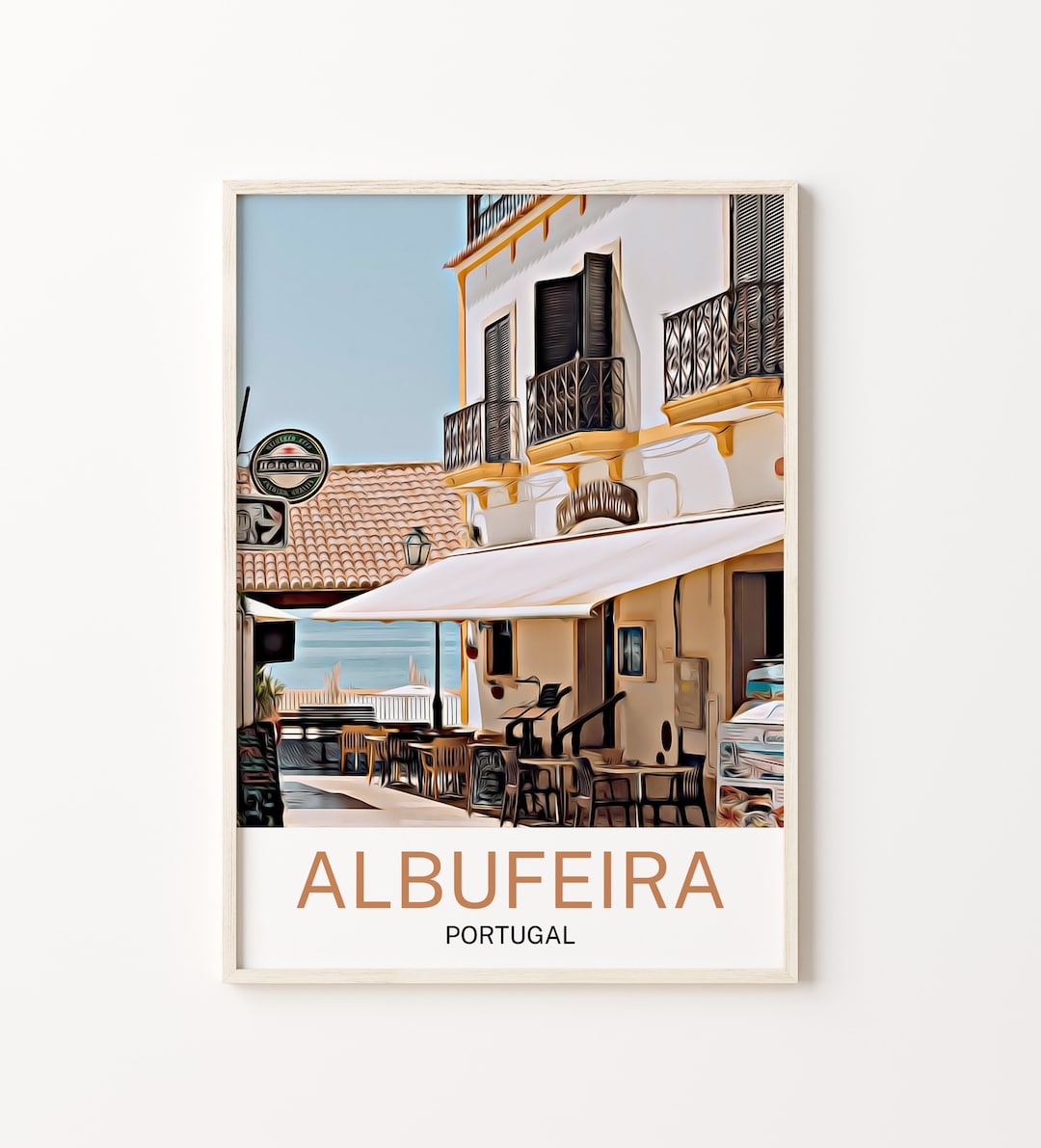 Albufeira, Albufeira Print, Albufeira Wall Art, Albufeira Poster ...
