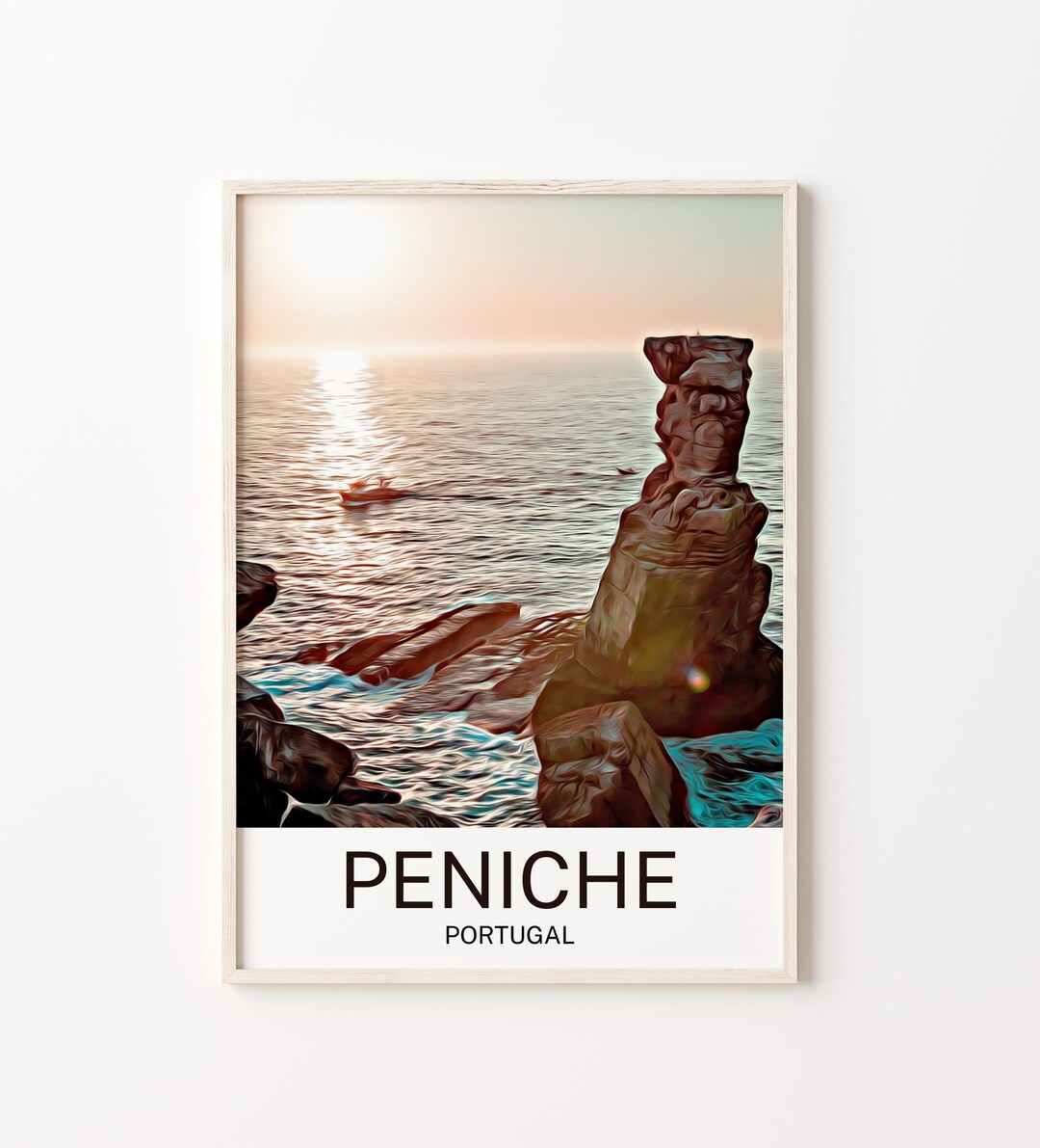 Peniche Print, Peniche Wall Art Print, Peniche Poster, Peniche Wall ...