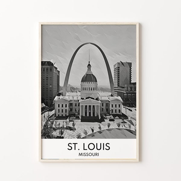 St Louis Poster - Etsy