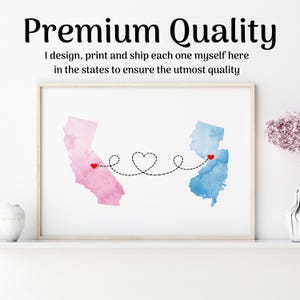 Two State Gift, State to State Gift, Moving Away Gift, Friendship State ...