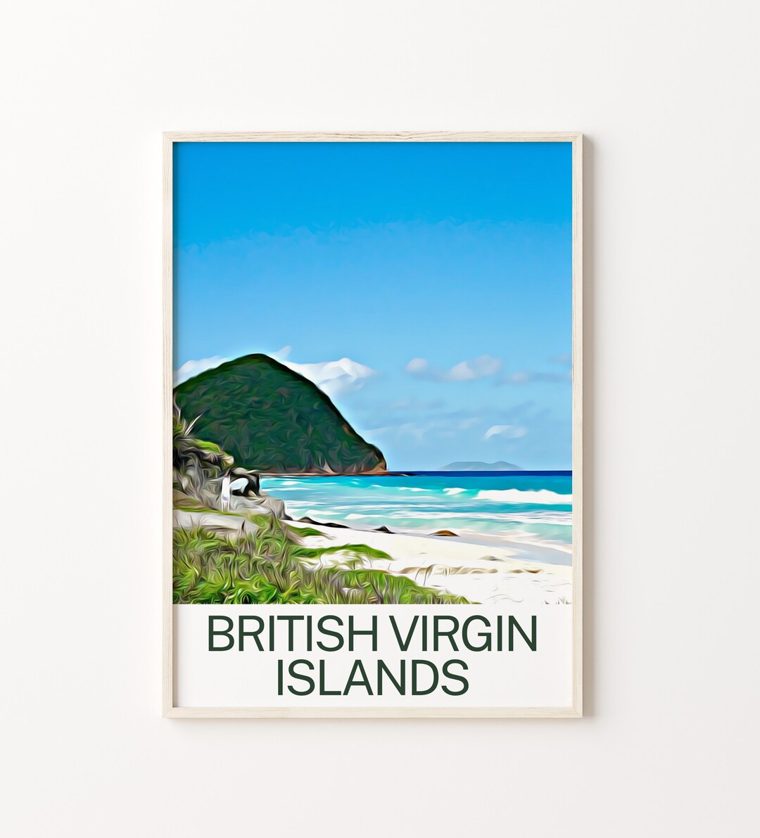 British Virgin Islands, British Virgin Islands Print, British Virgin ...