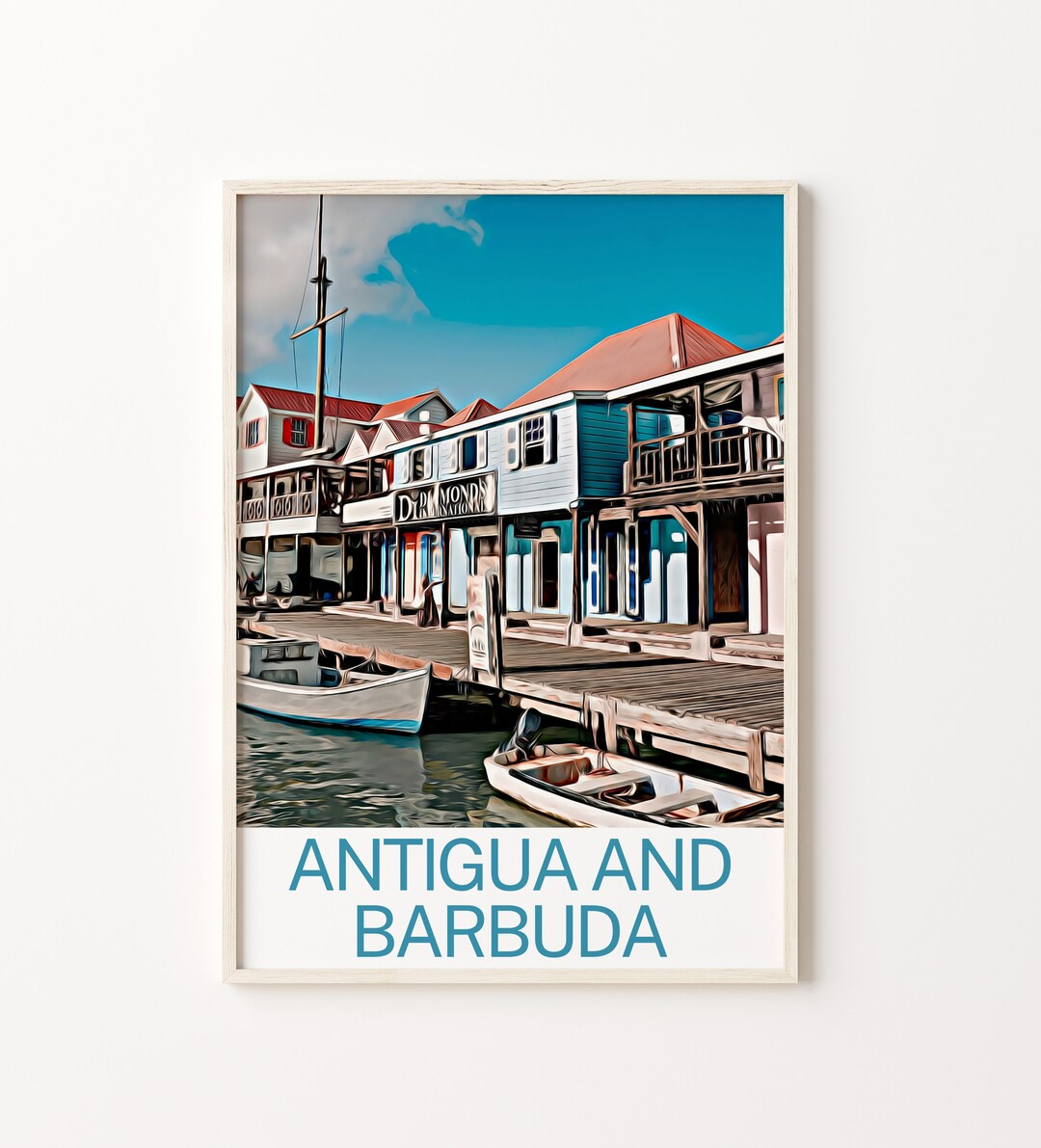 Antigua and Barbuda Print, Antigua and Barbuda Art, Antigua and Barbuda ...