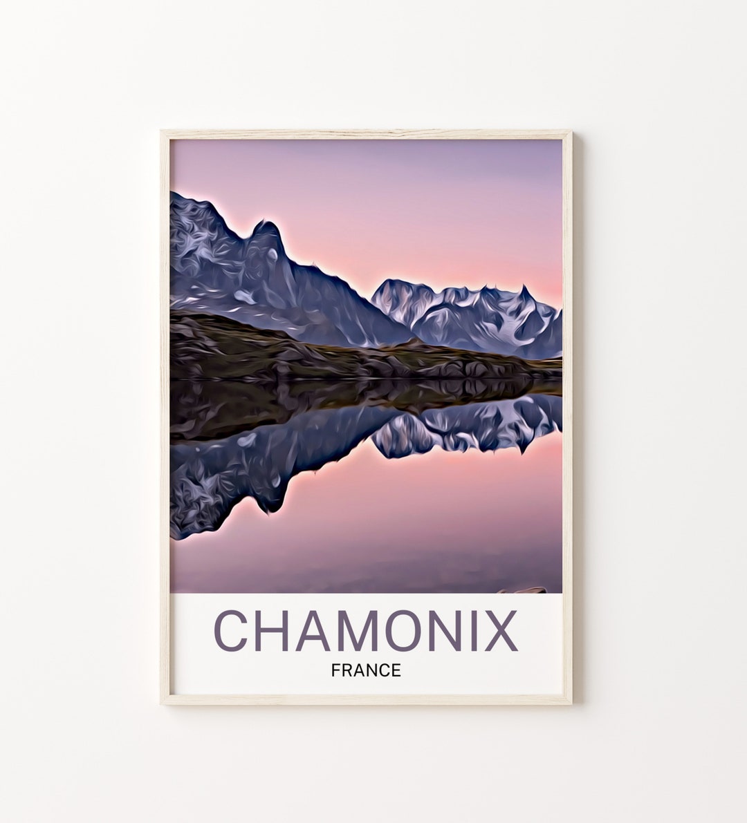 Chamonix Print, Chamonix Wall Art, France Print, Chamonix Art, Chamonix ...