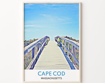 Vintage Cape Cod Lighthouses Map 1898 Coastal Massachusetts Nautical ...