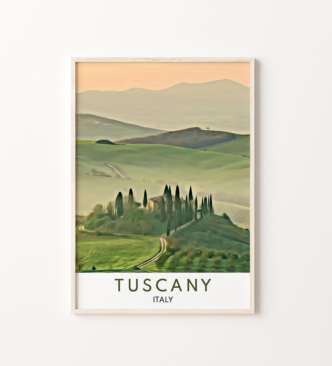 Tuscany Art, Tuscany Print, Italy Art, Italy Print, Tuscany Poster ...