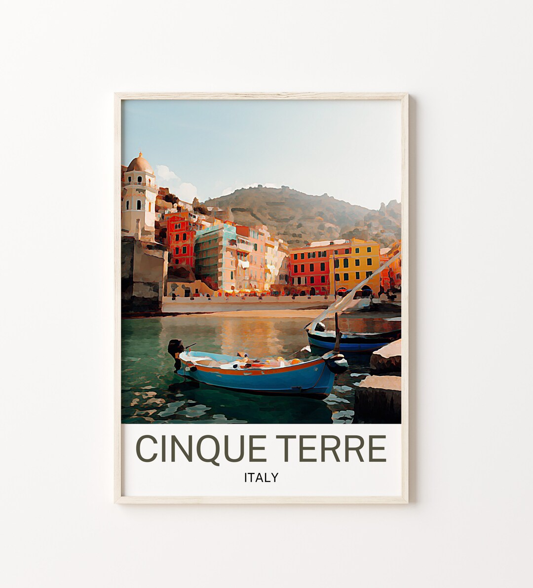 Cinque Terre Travel Print, Cinque Terre Wall Art, Cinque Terre Art ...
