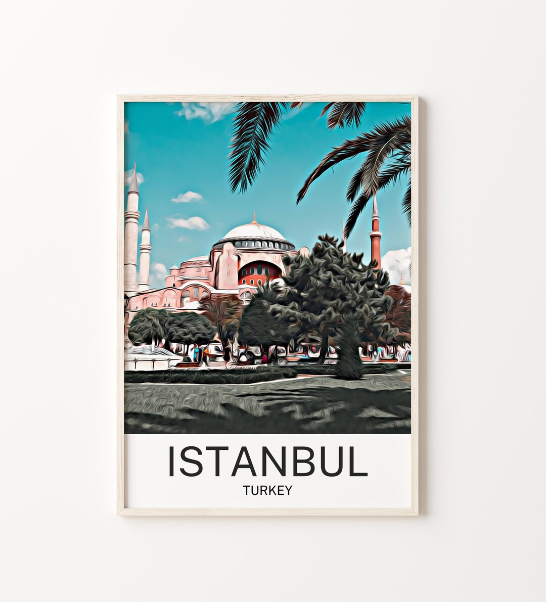 Istanbul Print, Istanbul Wall Art Print, Istanbul Poster, Istanbul Wall ...