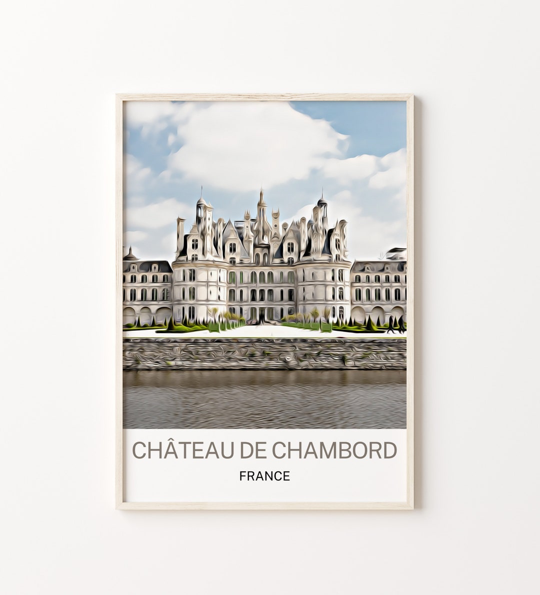 Chateau De Chambord, Chateau De Chambord Print, Chateau De Chambord ...