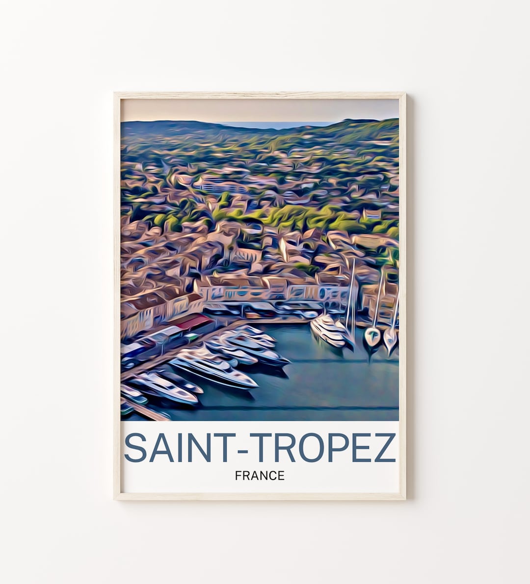 Saint Tropez Print, Saint Tropez Art, Saint Tropez Wall Art, Saint Tropez Art Print, Saint ...