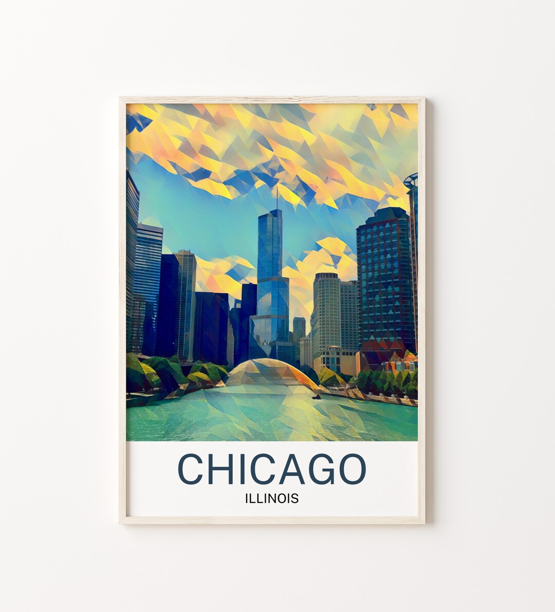 Chicago, Chicago Print, Chicago Wall Art, Chicago Poster, Chicago Wall ...
