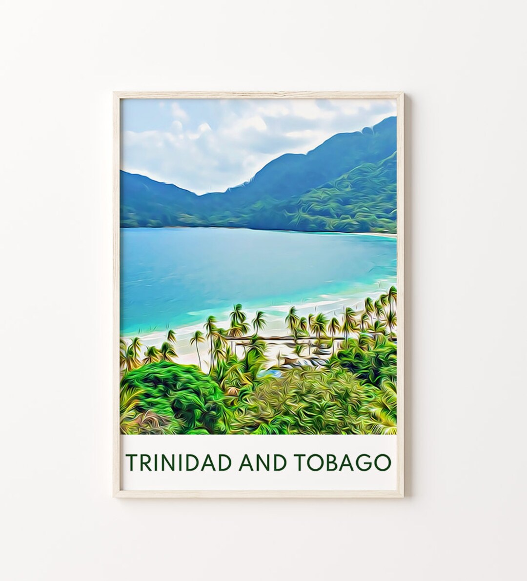 Trinidad and Tobago Print, Trinidad and Tobago Wall Art, Trinidad and ...