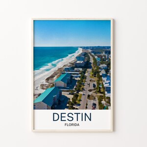 Destin Print, Destin Wall Art, Destin Poster, Destin Art Print, Destin ...
