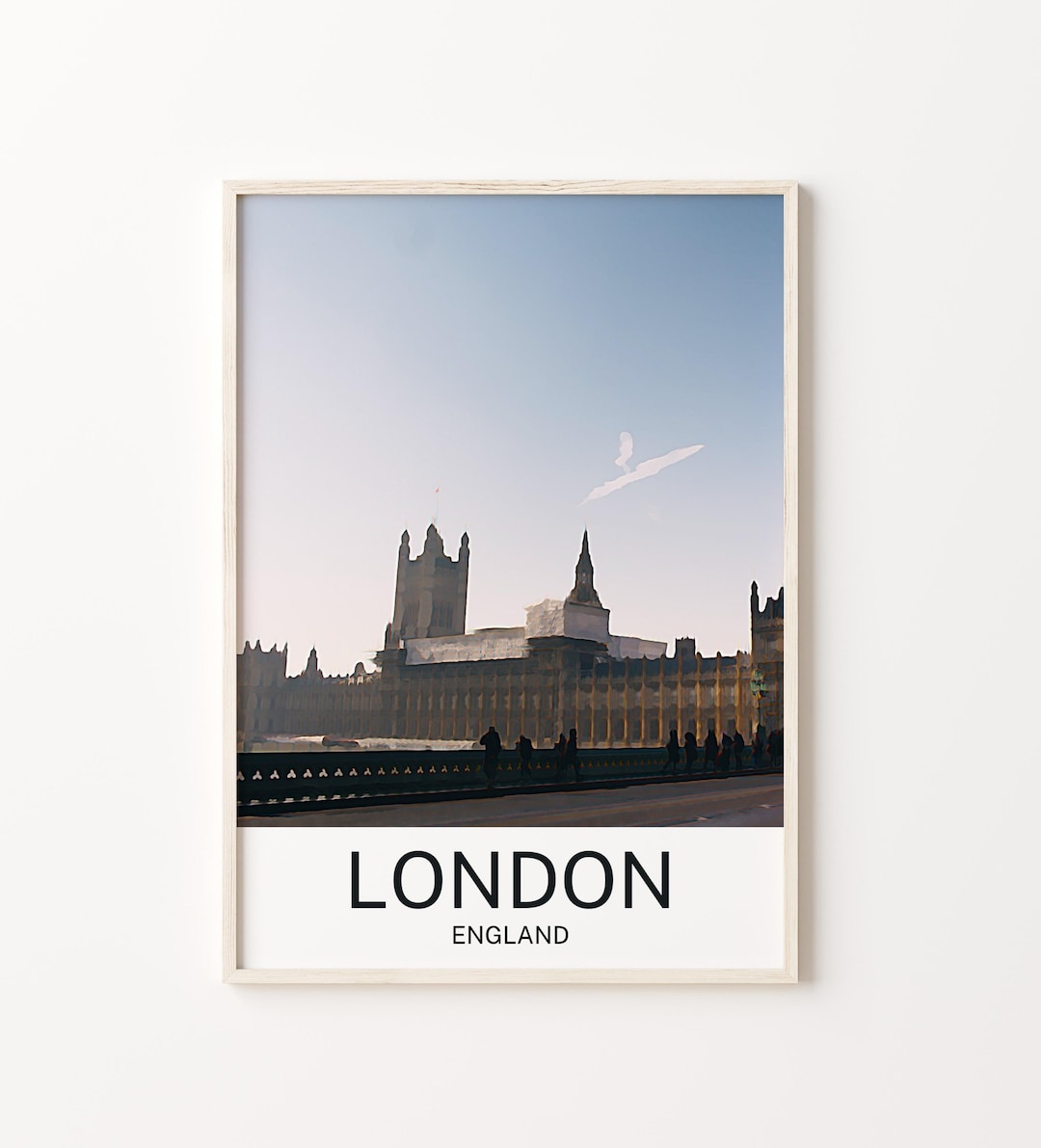 London Print, London Wall Art Print, London Poster, London Wall Decor ...
