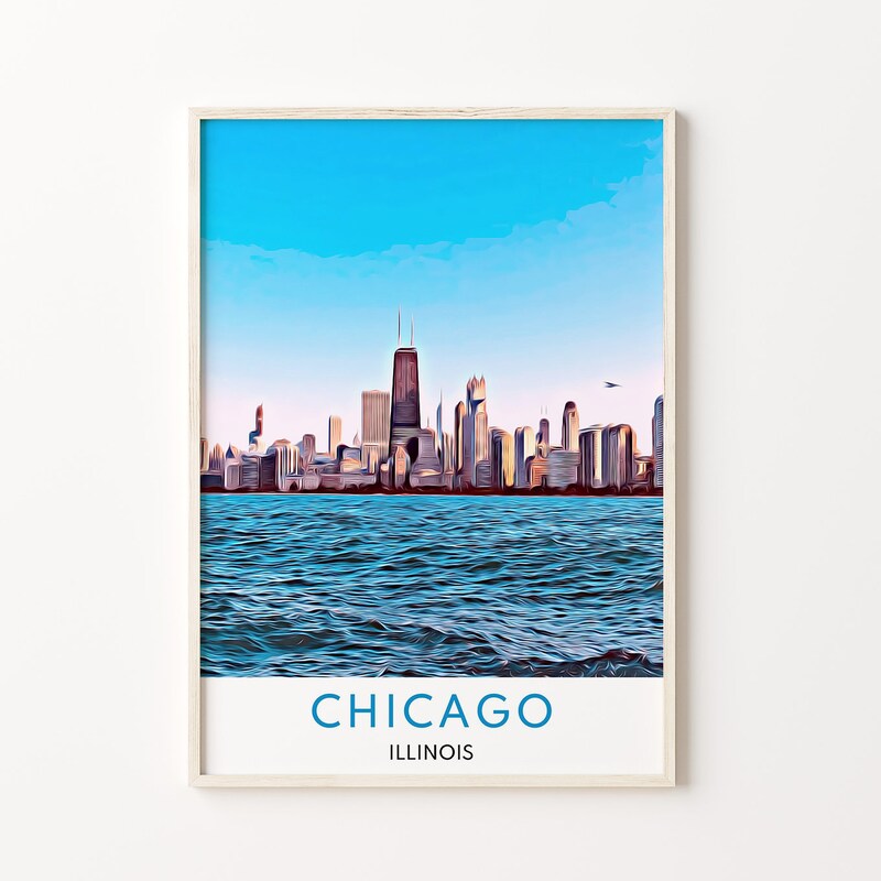 Chicago Art Print - Etsy