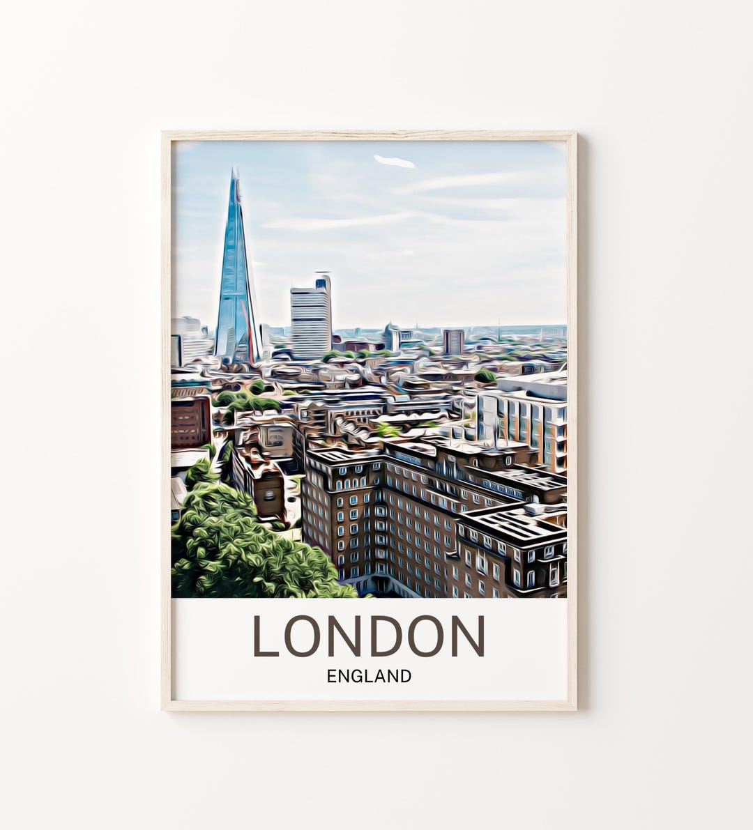 London Art Print, London Poster Print, London Wall Art, Home Decor Gift ...