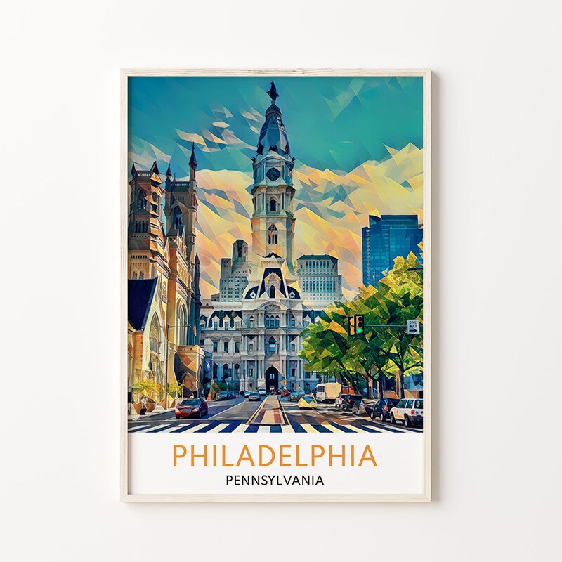 Philadelphia Wall Art - Etsy