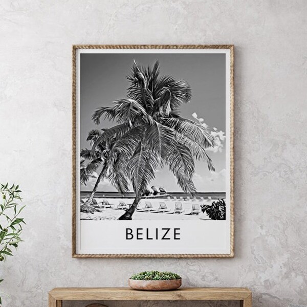 Belize Poster - Etsy