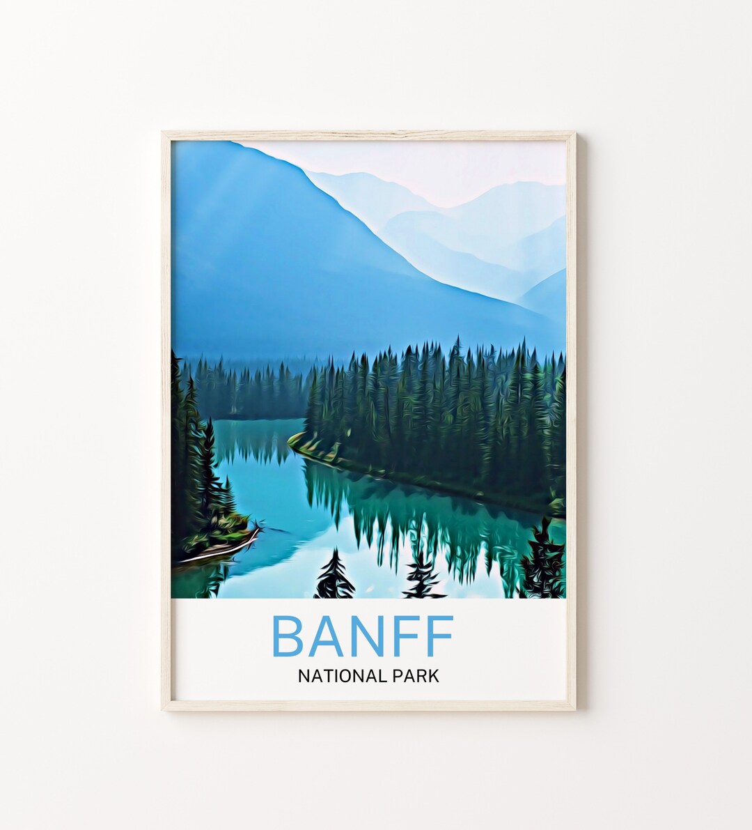 Banff National Park Travel Print, Banff National Park Wall Art, Banff ...