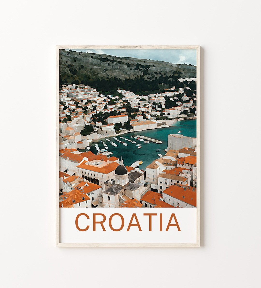 Croatia Travel Print, Croatia Wall Art, Croatia Poster, Croatia Art ...