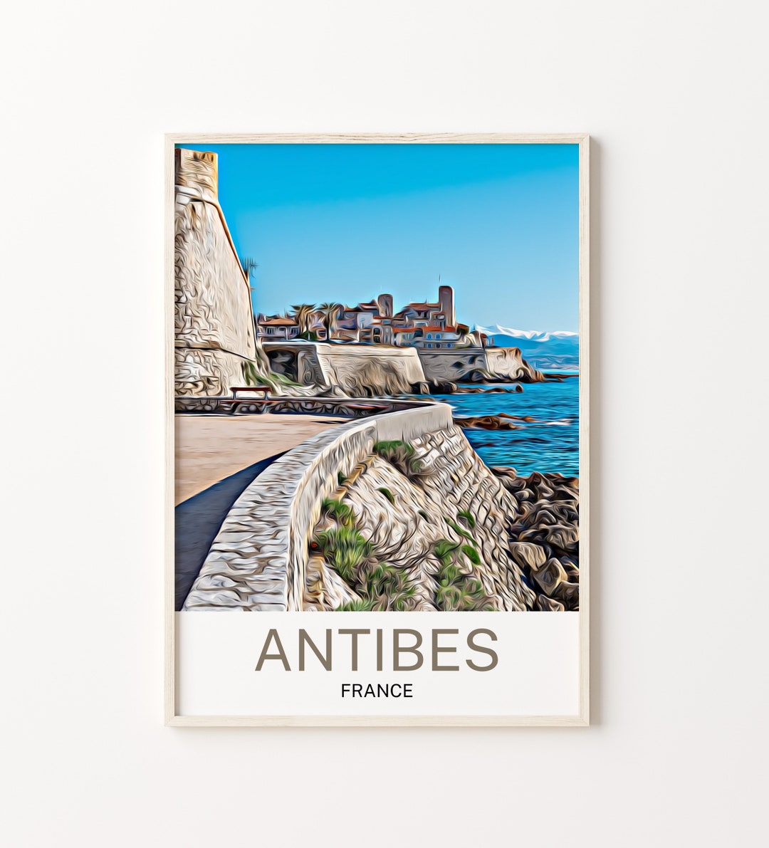 Antibes Travel Print, Antibes Wall Art, Antibes Poster, Antibes Art Print, Antibes Wall Decor ...