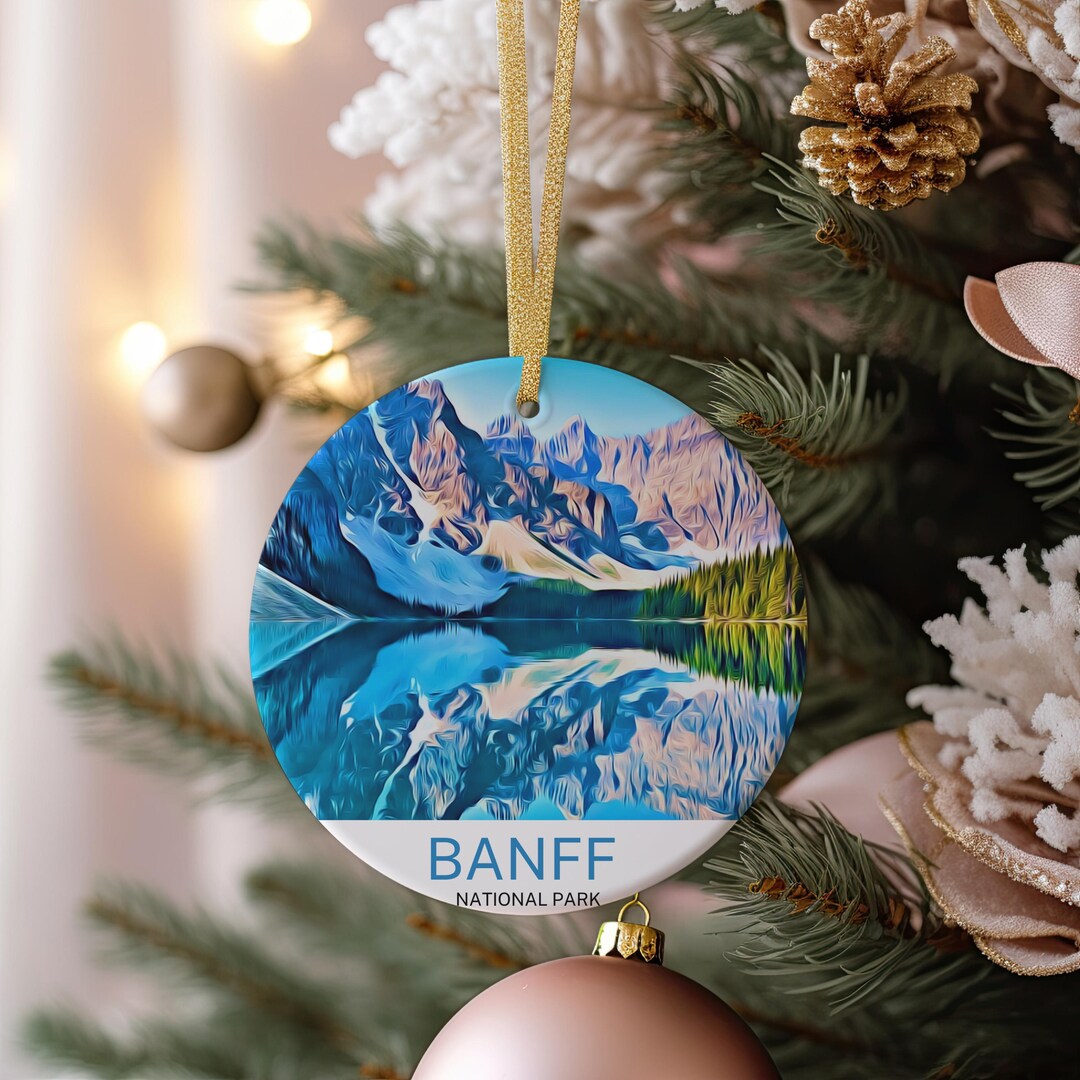 Banff Travel Ornament, Canadian Souvenir, Christmas Holiday Decor ...