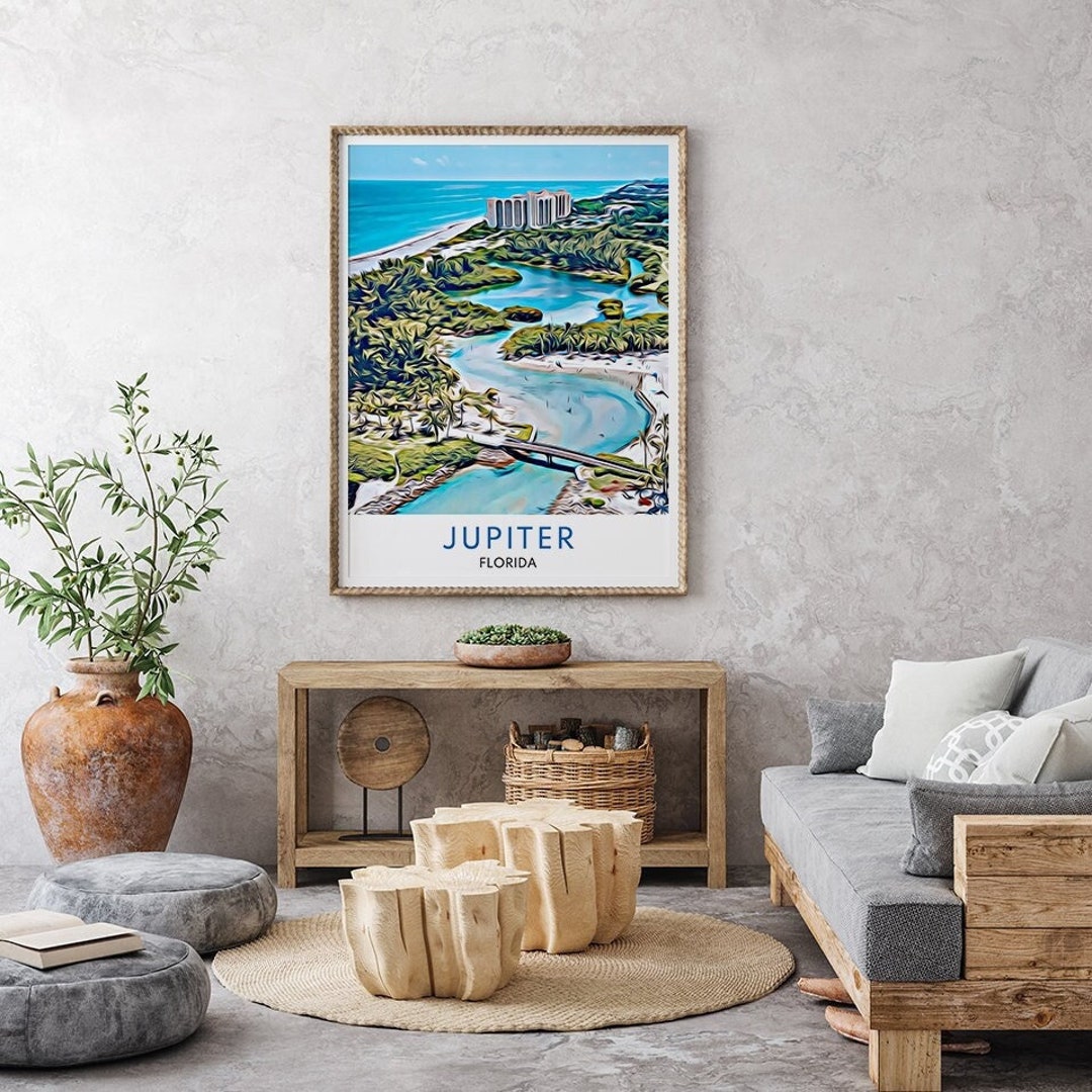 Jupiter Art, Jupiter Wall Art, Jupiter Print, Jupiter Gift, Jupiter ...