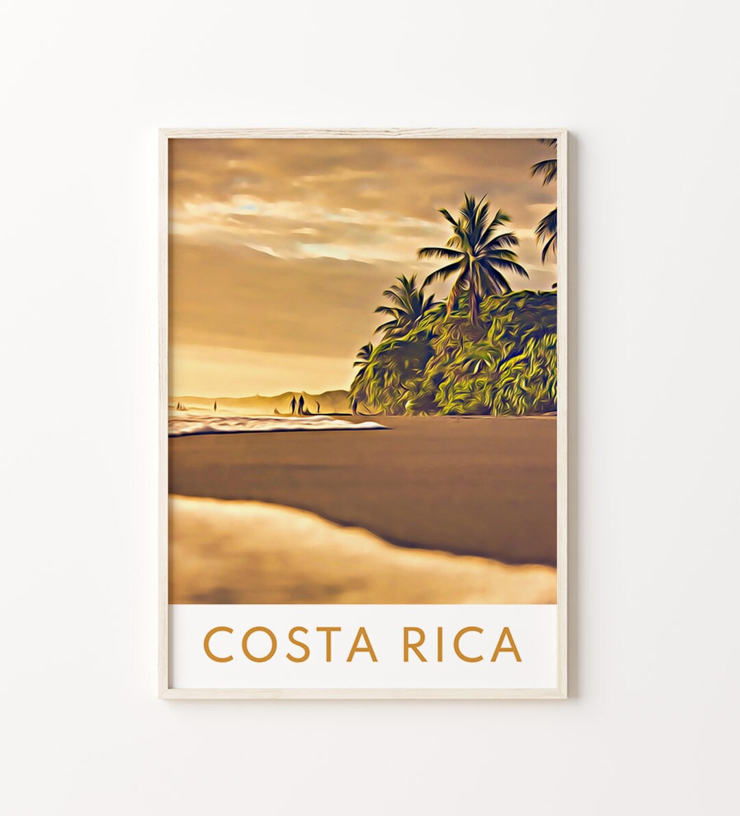 Costa Rica Art Costa Rica Print Costa Rica Wall Art Costa - Etsy