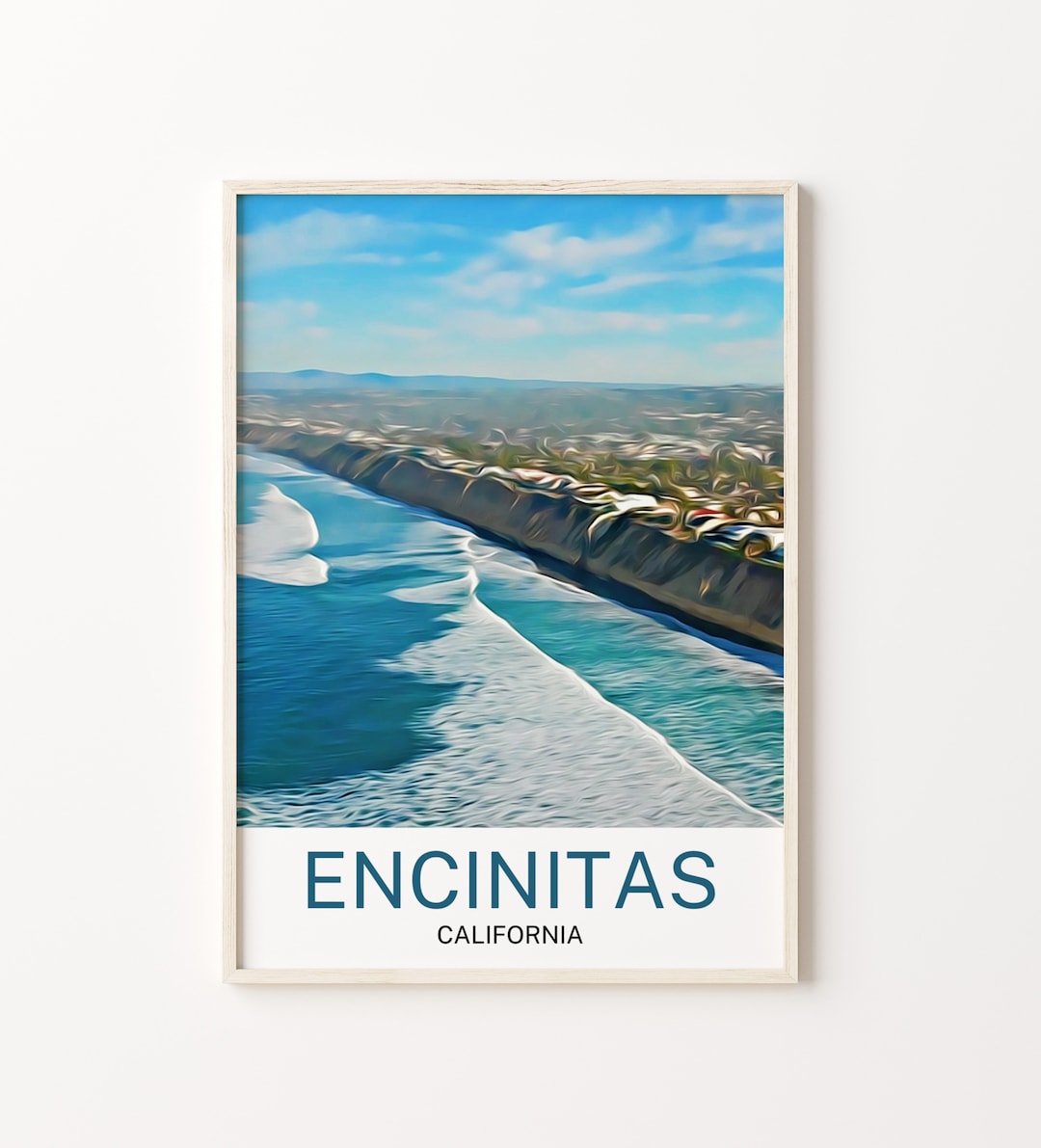 Encinitas Print, Encinitas Art, Encinitas Wall Art, Encinitas Art Print, Encinitas Artwork ...