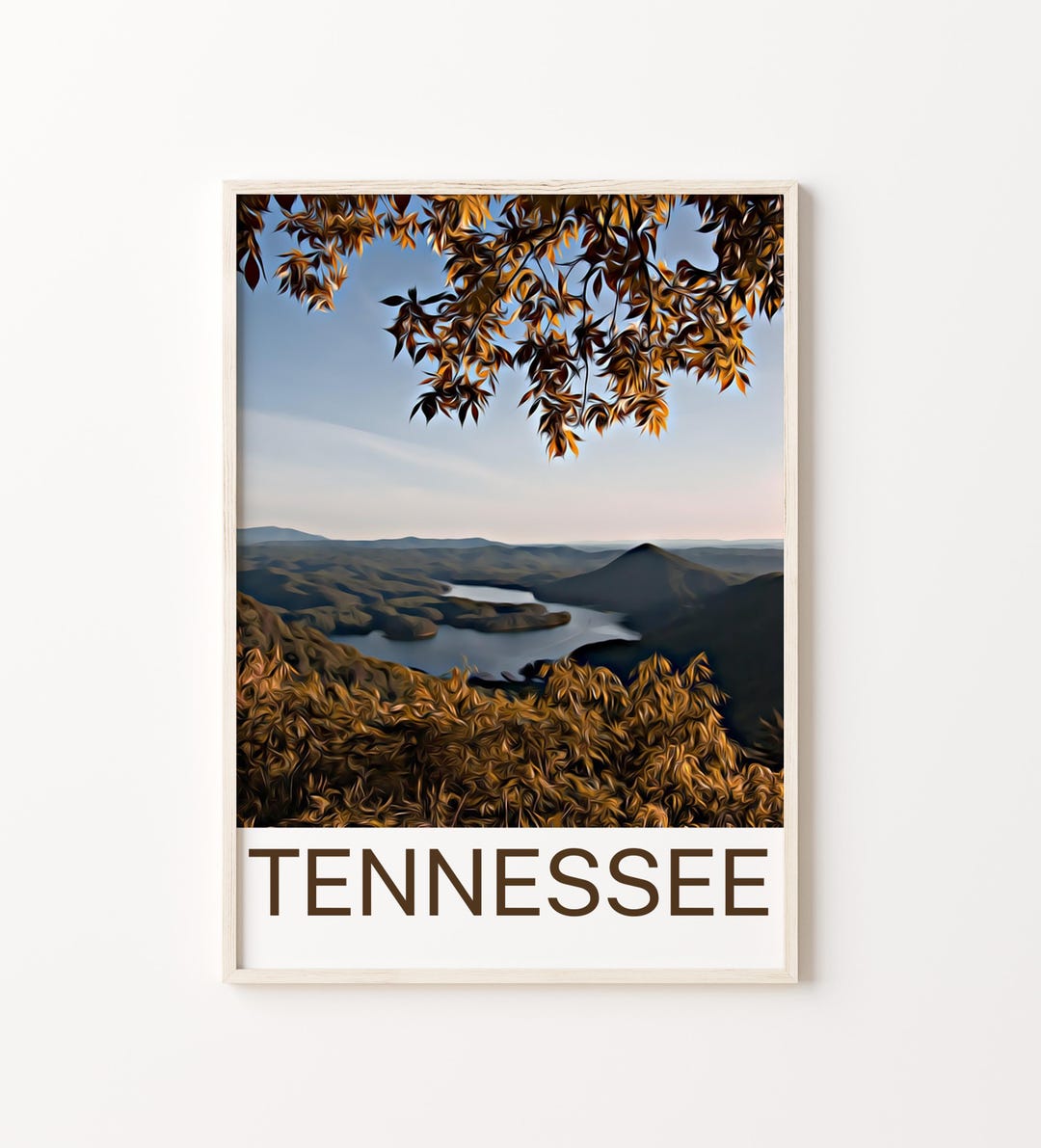 Tennessee Art Print, Tennessee Poster Print, Tennessee Wall Art, Home ...