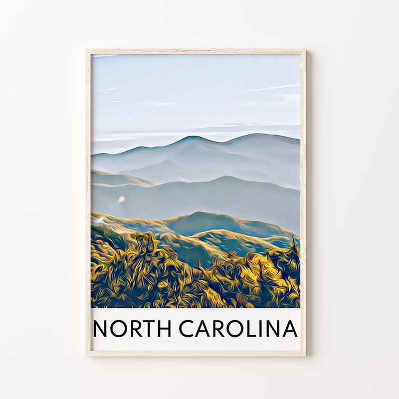 North Carolina Print - Etsy