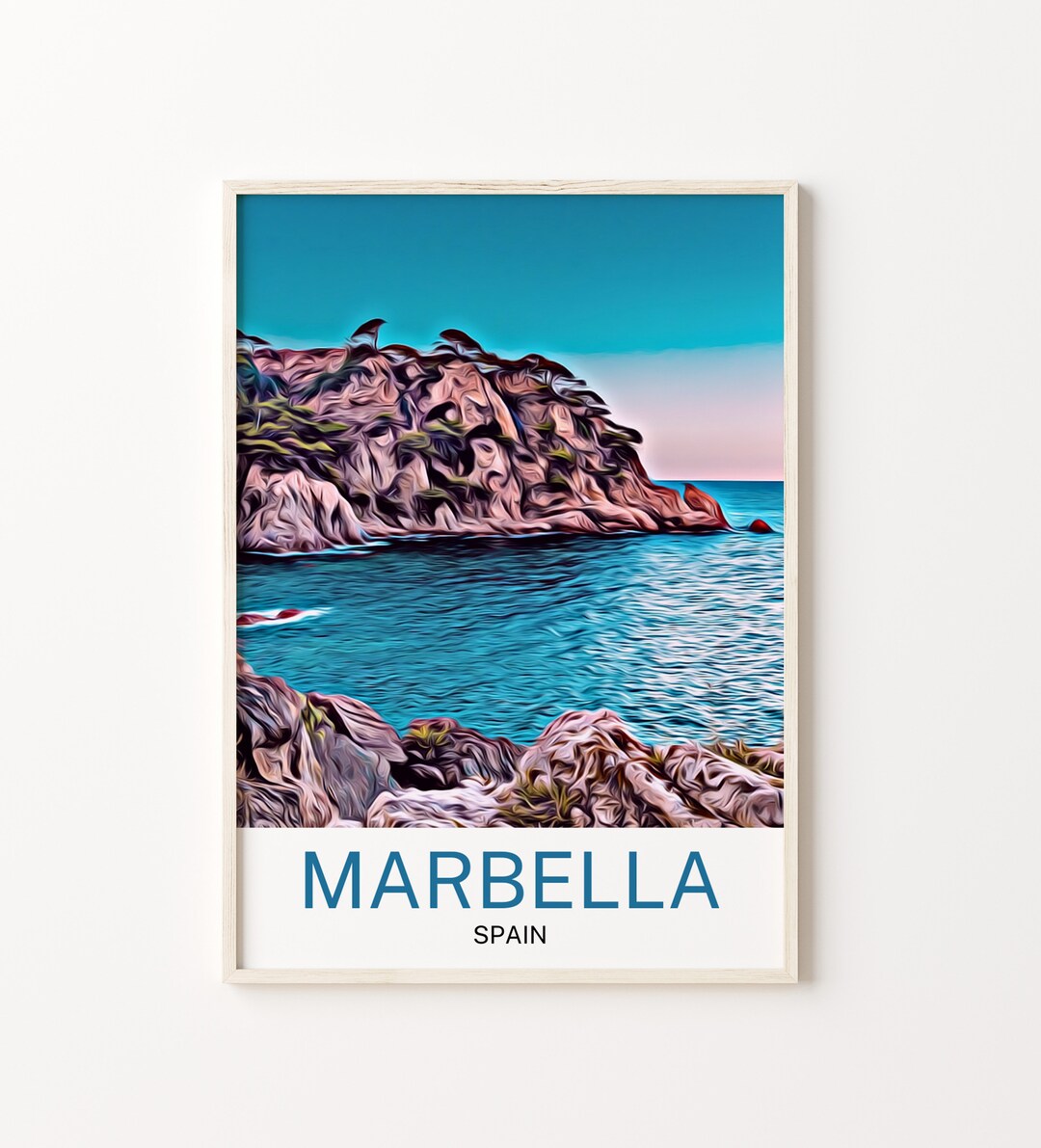 Marbella, Marbella Print, Marbella Wall Art, Marbella Poster, Marbella ...