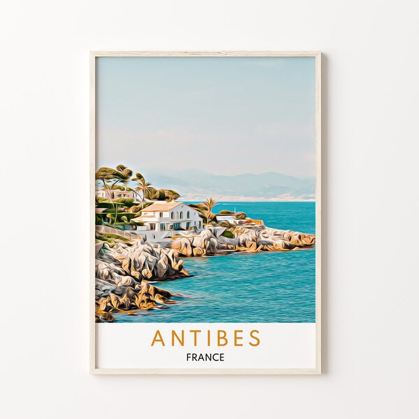 Antibes poster - Etsy France