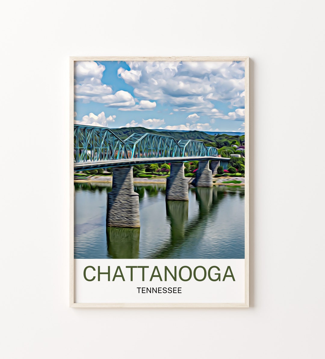 Chattanooga Print, Chattanooga Art, Chattanooga Wall Art, Chattanooga ...